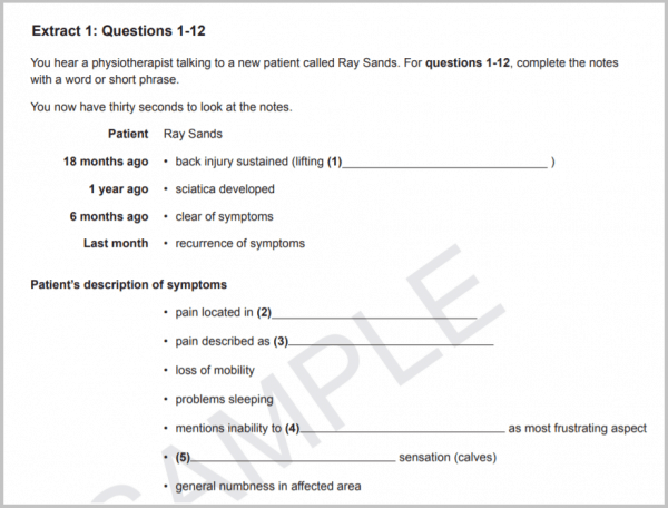 How To Solve: OET Listening - Fast Track IELTS